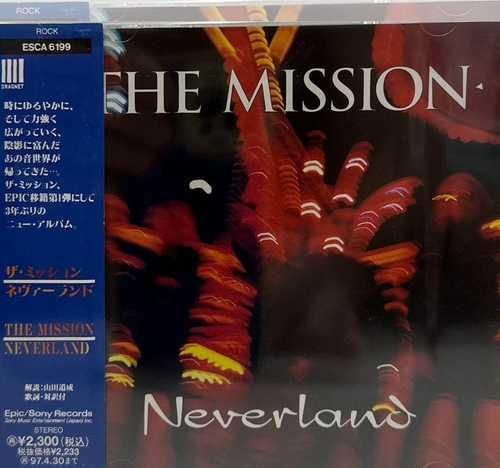 THE mission - Neverland CD promo esca 6199