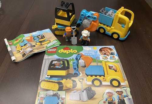 Конструктор lego duplo строительная техника