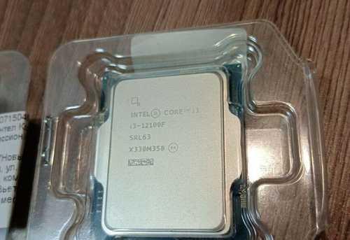 Процессор intel i3 12100f и i5 12400f oem новые
