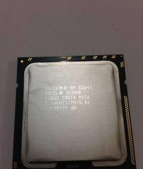 Процессор intel xeon E5645 2.40GHZ/12M socket 1366
