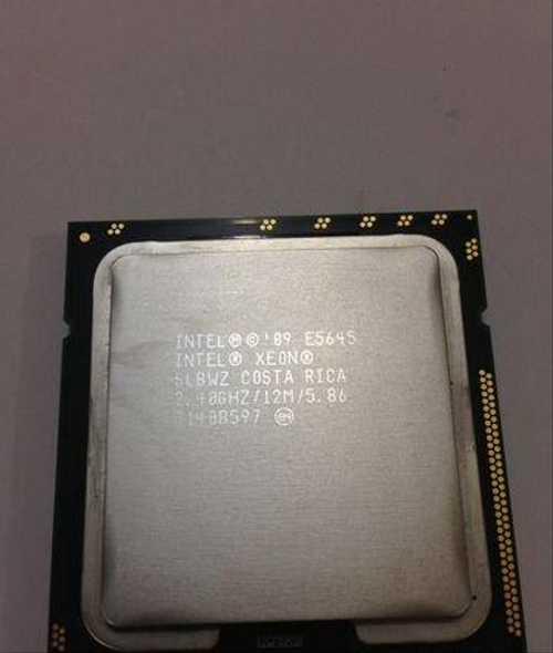 Процессор intel xeon E5645 2.40GHZ/12M socket 1366