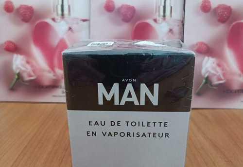 Туалетная мужская вода avon MAN 75мл