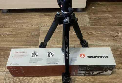 Штатив manfrotto mt293a4 + голова 494rc2