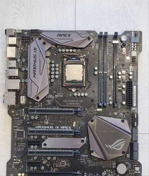 Asus ROG maximus IX apex + 9600k