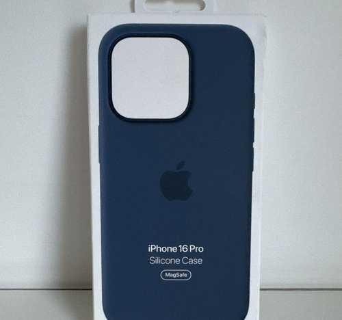 Оригинал Silicone Case iPhone 16 Pro Denim