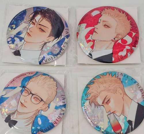 Значок из артбука "19 дней - Однажды" Old Xian
