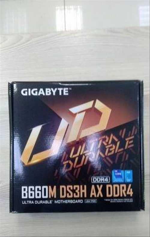 Материнская плата gigabyte B660M DS3H AX DDR4