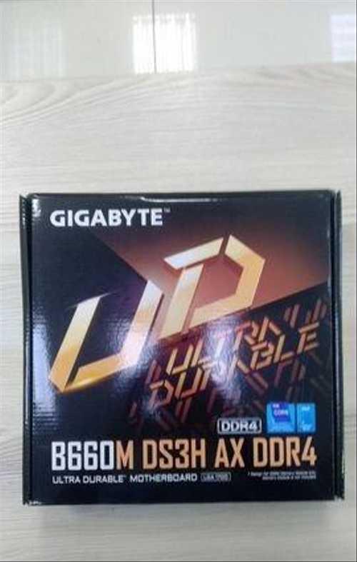 Материнская плата gigabyte B660M DS3H AX DDR4