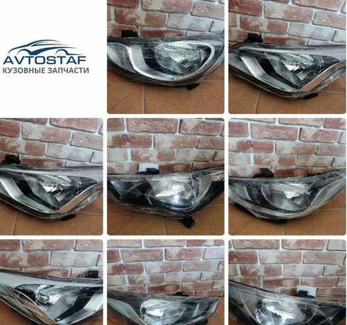 Фара передняя Hyundai Solaris