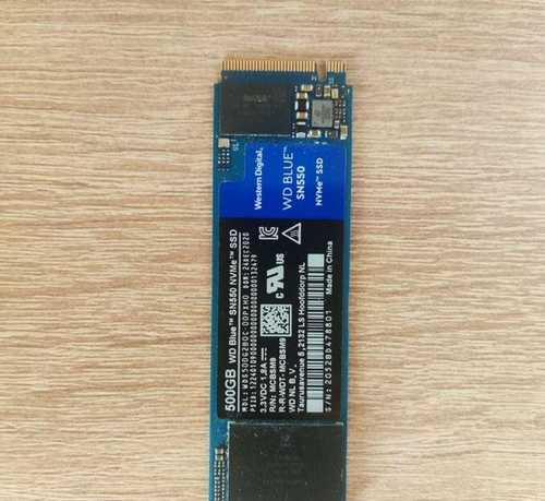 SSD M.2 Накопитель WD Blue 500gb