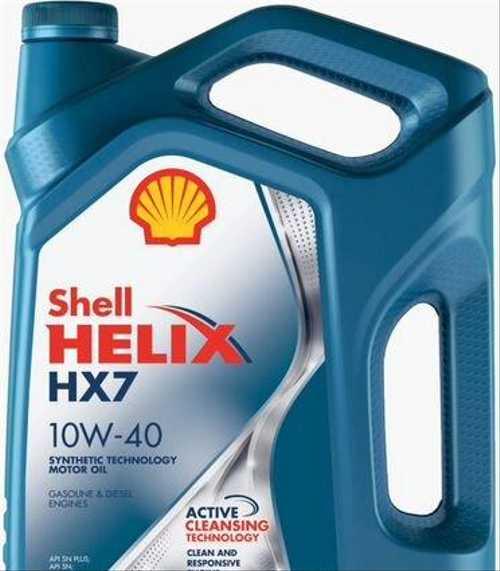 Shell Helix HX7 10w-40 п/синт. 4л. Масло моторн
