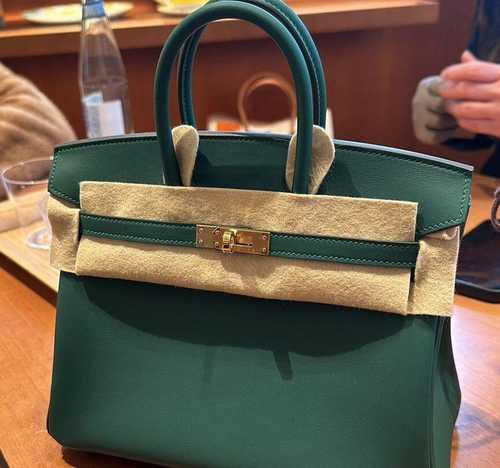 Сумка Hermes birkin 25 swift vert moyen (47)