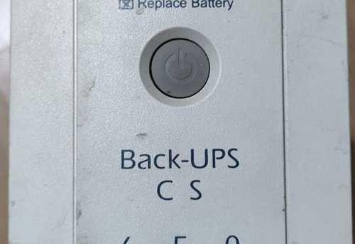 Ибп APC Back-UPS CS 650 BK650EI