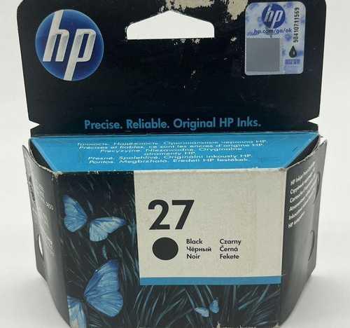 Картридж оригинальный HP 27 (C8727AE) черный