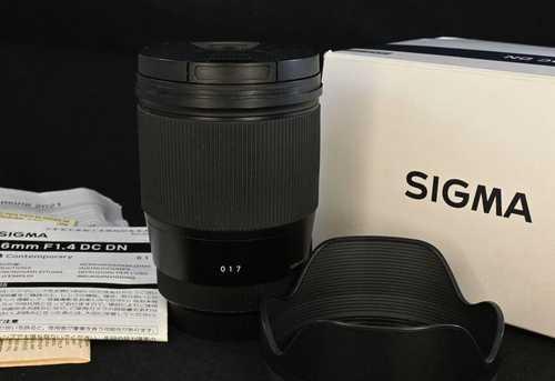 Sigma 16 1.4 MFT micro 4/3 для Olympus Panasonic