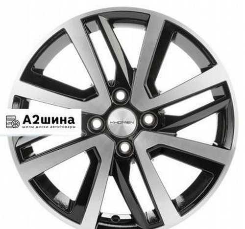 Диски Khomen Wheels KHW1609 (Rio I/Solaris I) Black-FP 6*16 4*100 ET48 54,1
