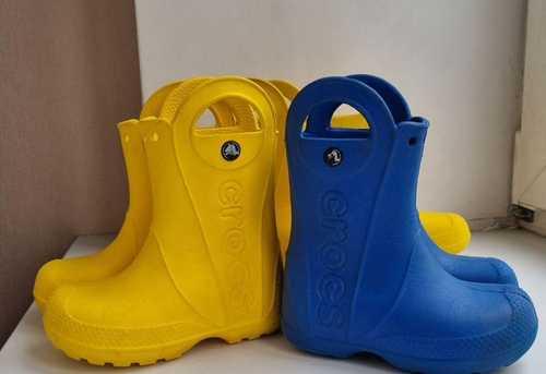 Резиновые сапоги crocs c9