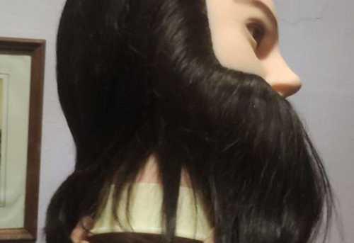 Голова манекен мужской натуральные волосы