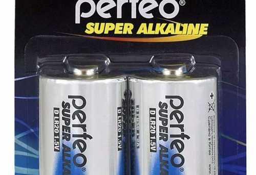 Батарейки Perfeo LR20 D алкалиновые щелочные 1.5V