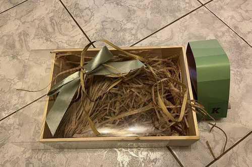 Коробка деревянная подарочная 28x20x7,5