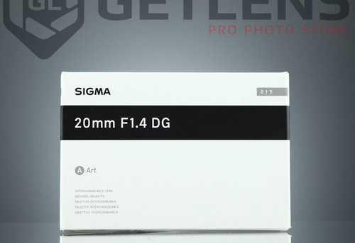 Sigma AF 20mm f/1.4 DG HSM ART (Новый)