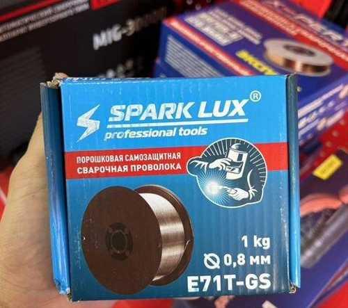 Проволока сварочная spark LUX 1кг 0.8мм E71T-GS