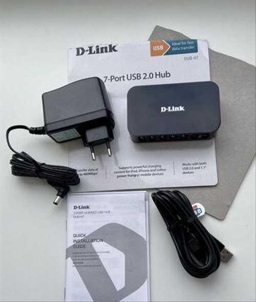 D-Link Концентратор USB 2.0