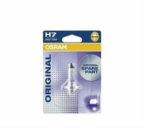 Лампа галогенная H7 24V 70W "osram" (блистер) (1 ш