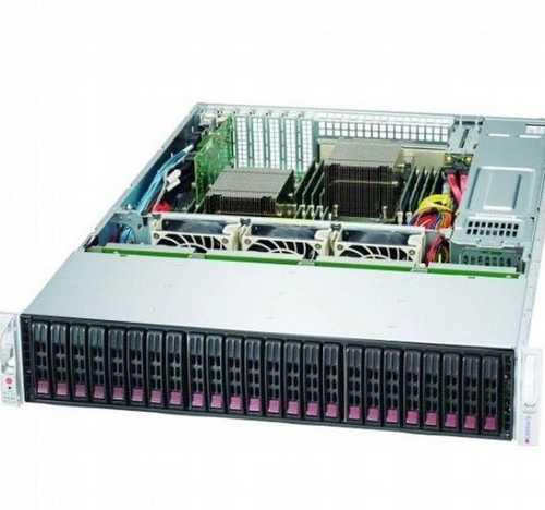 Supermicro CSE-216BE1C4-R1K23LPB 2U, LP, 20x 2.5-inch SAS3/sata3 HDD/SSD and 4x NVMe/SAS3/sata3 stor