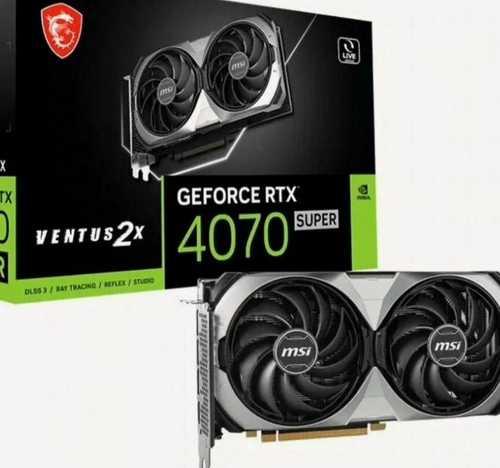 Видеокарта MSI GeForce RTX 4070 super 2X OC