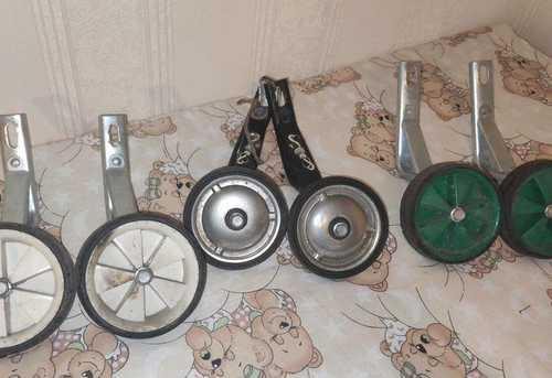 Приставные боковые колеса для детского велосипеда