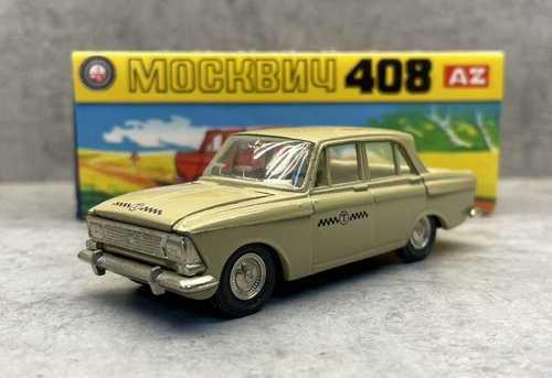 Коллекционная модель Москвич-408 Такси 1:43