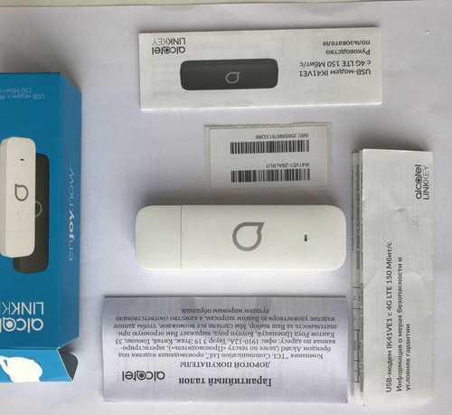 USB-модем с 4G LTE / Alcatel LinkKey / 150 Мбит/с