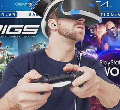 Sony PS VR + 2 мува + 12 дисков