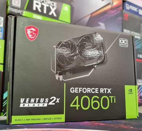 Видеокарта RTX 4060Ti 8GB Msi Ventus 2x OC NEW