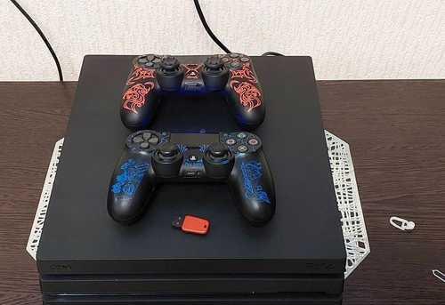 Sony PS4 pro 1tb+прошита+ игры бесплатно