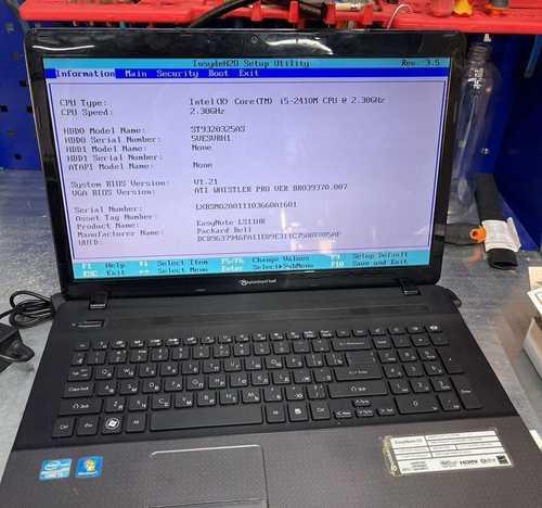 Ноутбук packard bell ls11hr