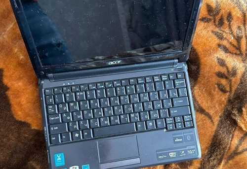 Acer aspire ONE 531H, нетбук intel atom /1gb