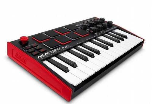 MPK mini 3 RED midi-клавиатура Akai, красная