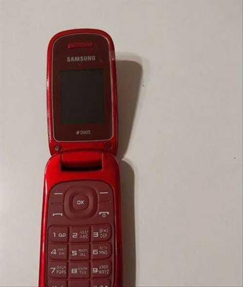 Новый красный Samsung GT-E1272