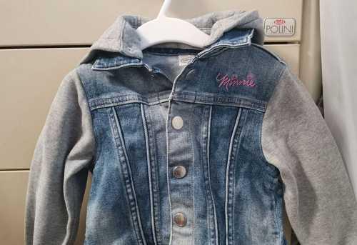 Джинсовая куртка микки hm 92 98