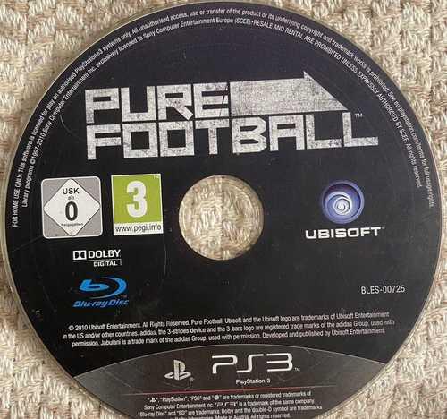 Игра Pure Football для PS3