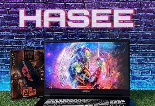 Игровой ноутбук Hasee Core i7/16GB/512SSD