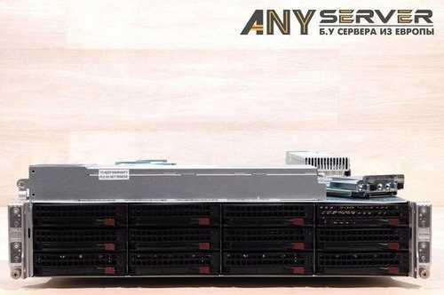Сервер Supermicro 6028TR 4x E5-2683v3 1024Gb 12LFF