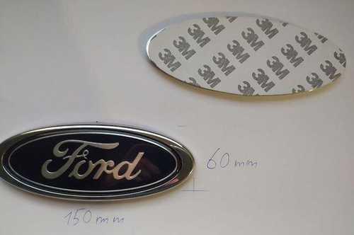 Эмблема шильдик значек форд ford 150х60