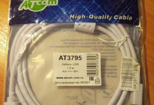 Кабель USB atcom Am-Bm 1.8m AT3795