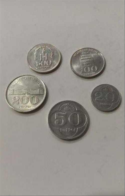 Монголия набор монет