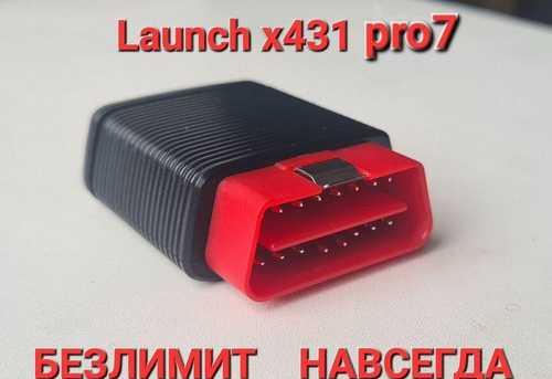 Автосканер launch x431 Pro7 unlimited