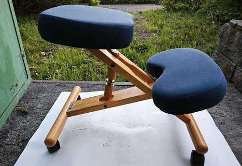 Ортопедический деревянный коленный стул KW02