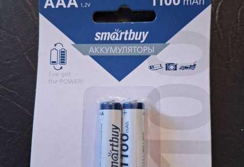Аккумуляторные батарейки AAA Smartbuy 1100mah